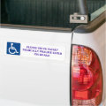 Drive Safely Medically Fragile Child On Board Bumper Sticker | Zazzle