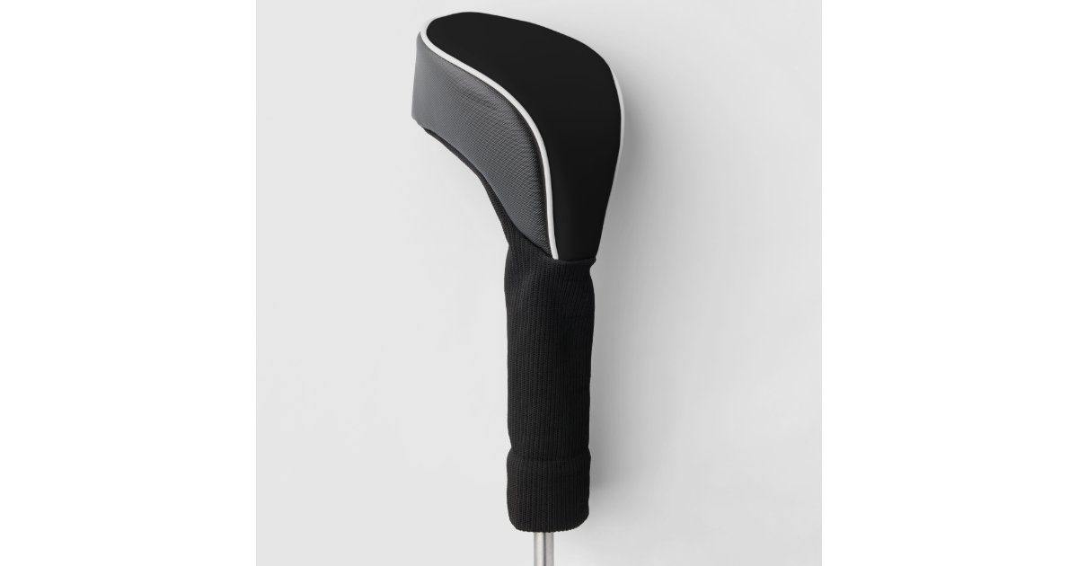 Driver Cover, black Golf Head Cover | Zazzle