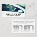 Driver Taxi Cab Service, Price List Business Card | Zazzle
