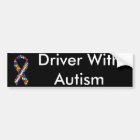 Driver With Autism Bumper Sticker | Zazzle
