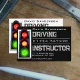Driving Instructor with Traffic Lights Business Card | Zazzle