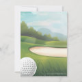Driving Range Golf Birthday Party Invitation | Zazzle