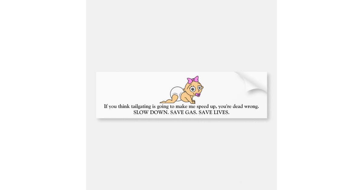Driving Safety bumper sticker | Zazzle
