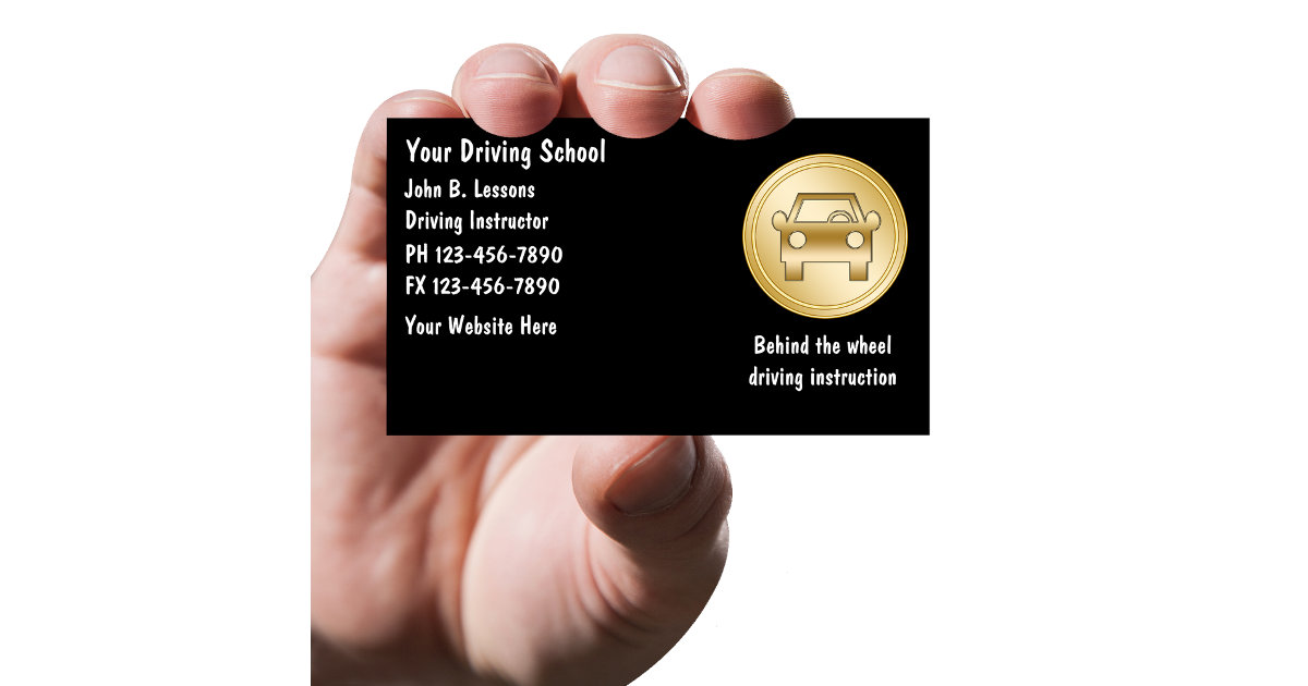 Driving School Business Cards | Zazzle
