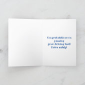 Driving Test New Drivers License Congratulations Card | Zazzle