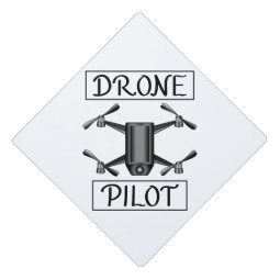 Drone And Drone Pilot Graduation Cap Topper | Zazzle