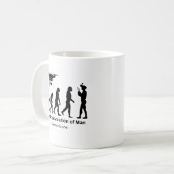 Drone Evolution of Man Coffee Mug | Zazzle