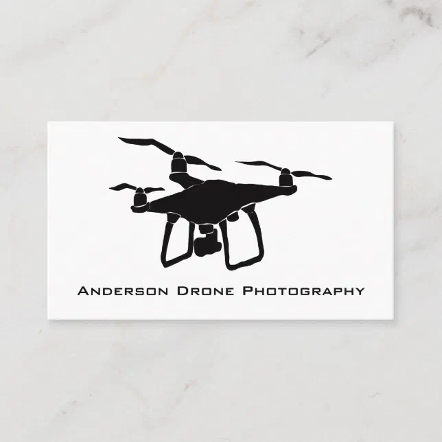 Drone Photographer Business Cards | Zazzle