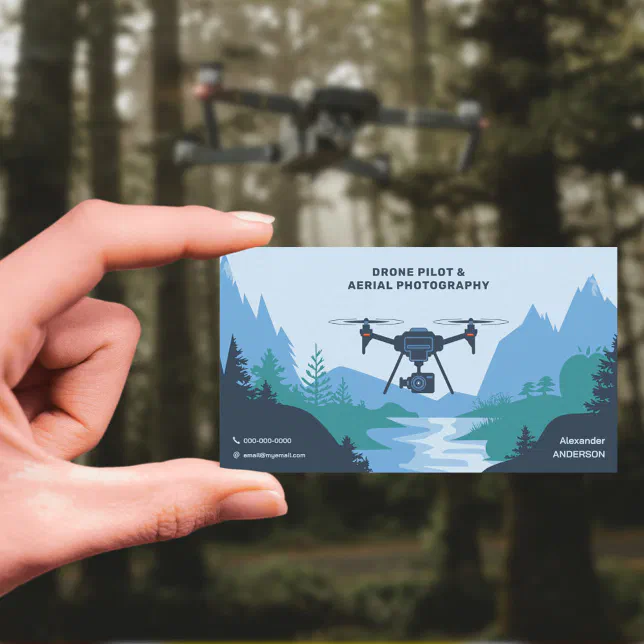 Drone Pilot Business Card | Zazzle