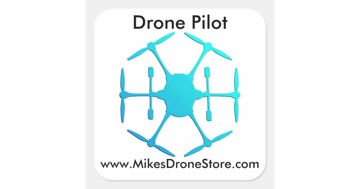 Drone Pilot Stickers | Zazzle