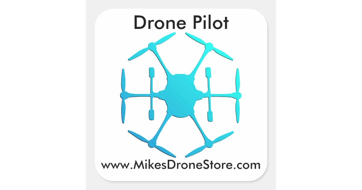 Drone Pilot Stickers | Zazzle