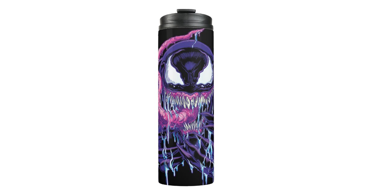 Drooling Purple Venom Illustration Thermal Tumbler | Zazzle