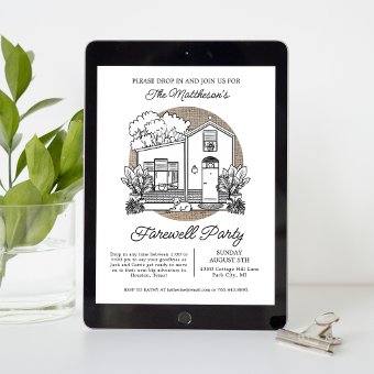 Drop In Farewell Party Invitation | Zazzle