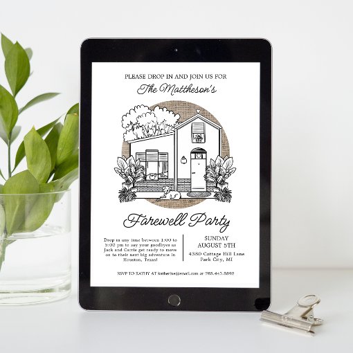 Drop In Farewell Party Invitation | Zazzle