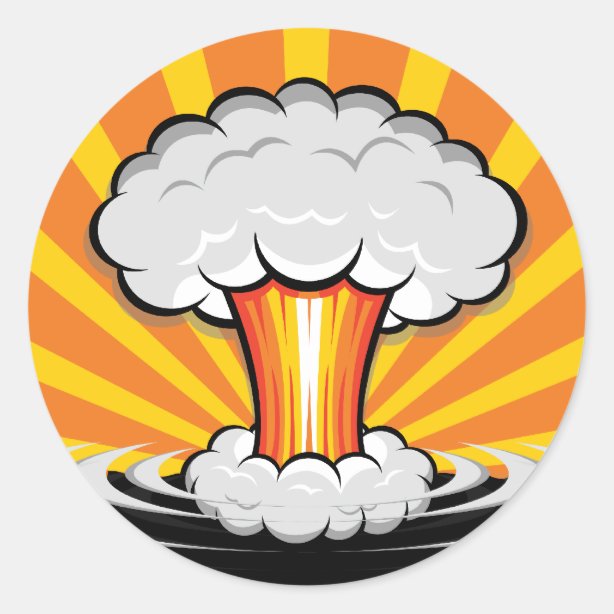 Nuclear Stickers - 100% Satisfaction Guaranteed | Zazzle
