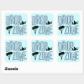 Drop Zone Square Sticker | Zazzle
