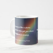 Drug Addiction Recovery Motivational Quote Rainbow Coffee Mug | Zazzle