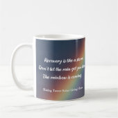 Drug Addiction Recovery Motivational Quote Rainbow Coffee Mug | Zazzle