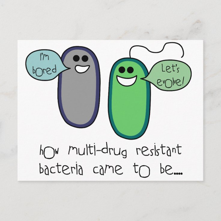 Drug Resistance Postcard | Zazzle