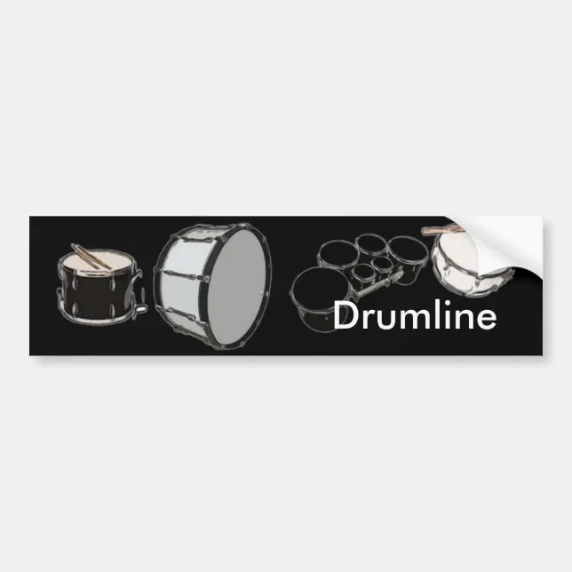 Drum Corps - Marching Band - Drumline Bumper Sticker | Zazzle