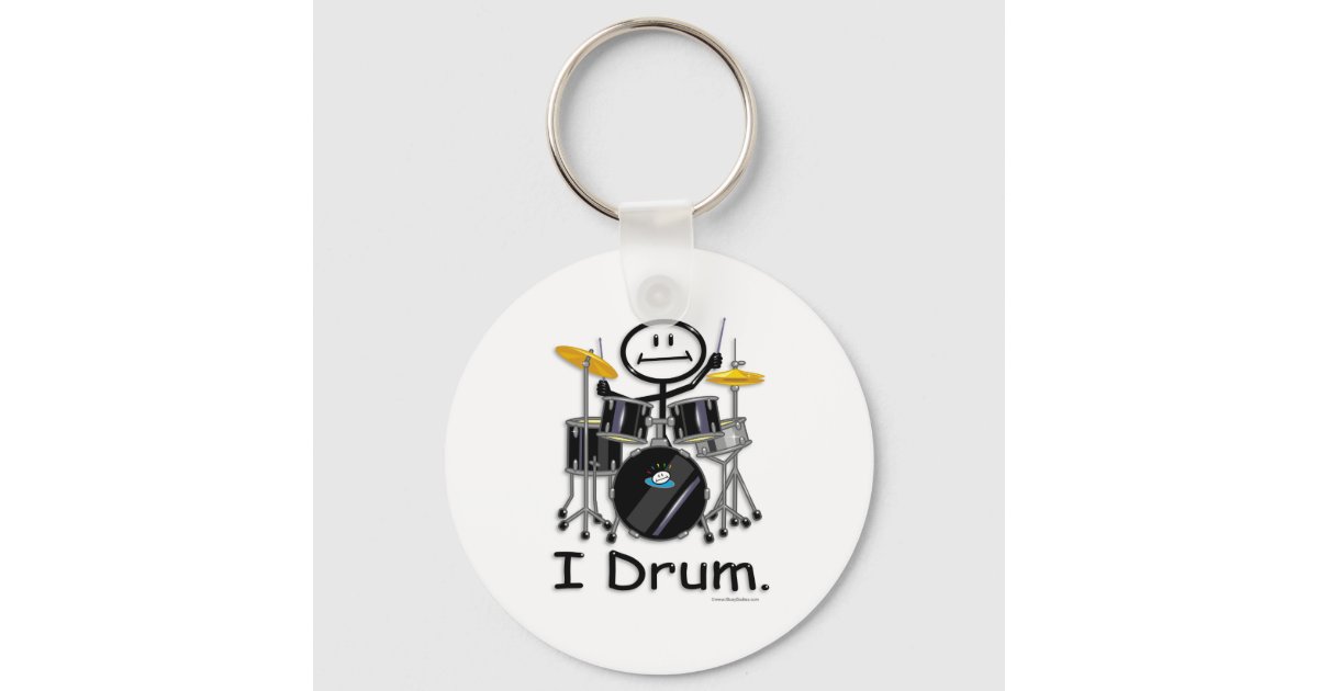 Drum Keychain | Zazzle