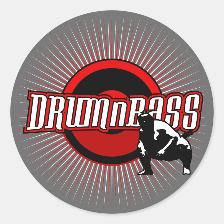 Drum n Bass Sticker Pack | Zazzle