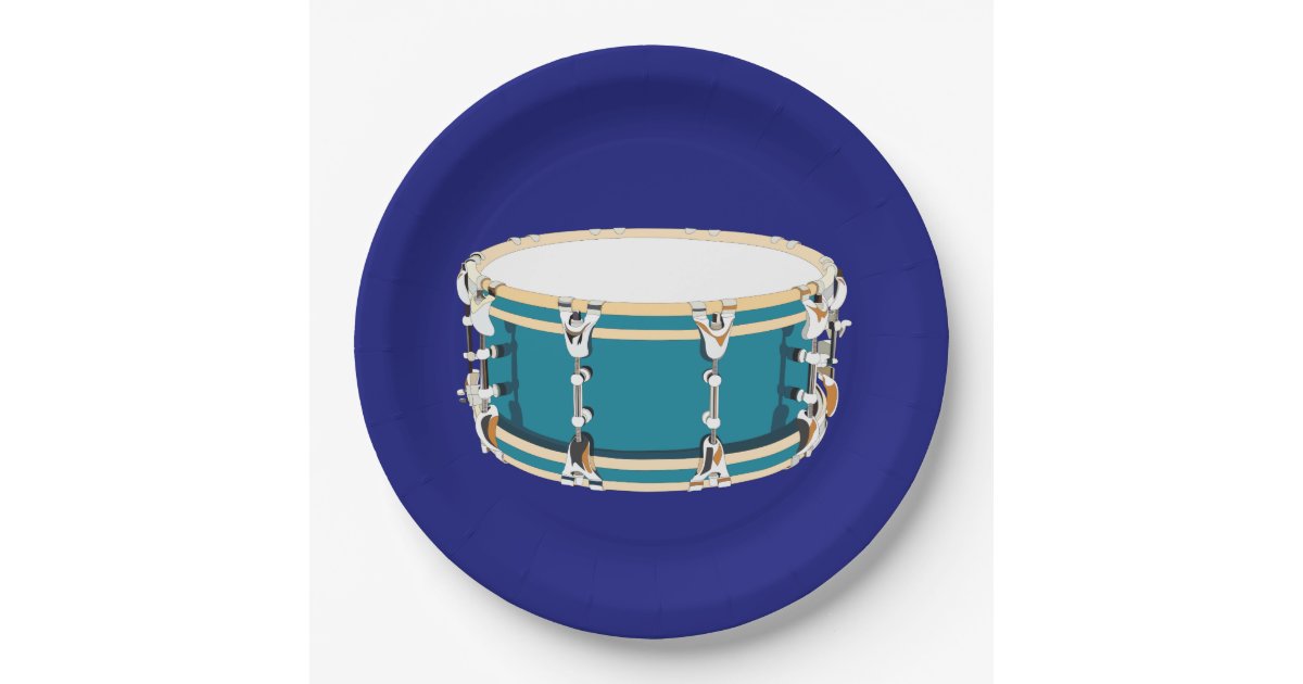 Drum - Paper Plates | Zazzle