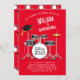 Drum Set Graduation Party Invitation | Zazzle