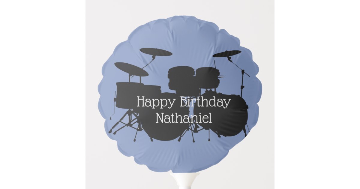 Drum Set Percussion Design Balloon | Zazzle
