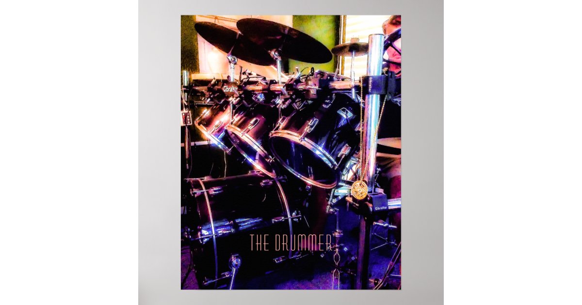Drum Set Poster | Zazzle.com