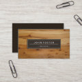 Drummer - Border Wood Grain Business Card | Zazzle