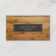Drummer - Border Wood Grain Business Card | Zazzle