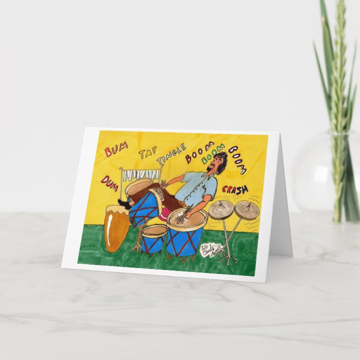 drummer card | Zazzle