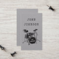 Drummer Musician Artist Percussion Band Publicity Calling Card | Zazzle