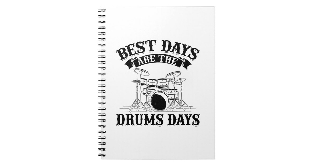 Drummer Sayings | Drumms Musical Instrument Gift Notebook | Zazzle