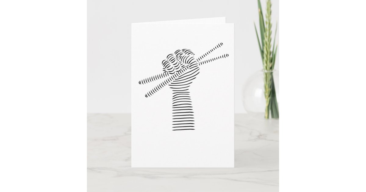 Drums Drumsticks Drummer Card | Zazzle