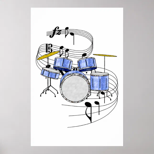 Drums Poster | Zazzle