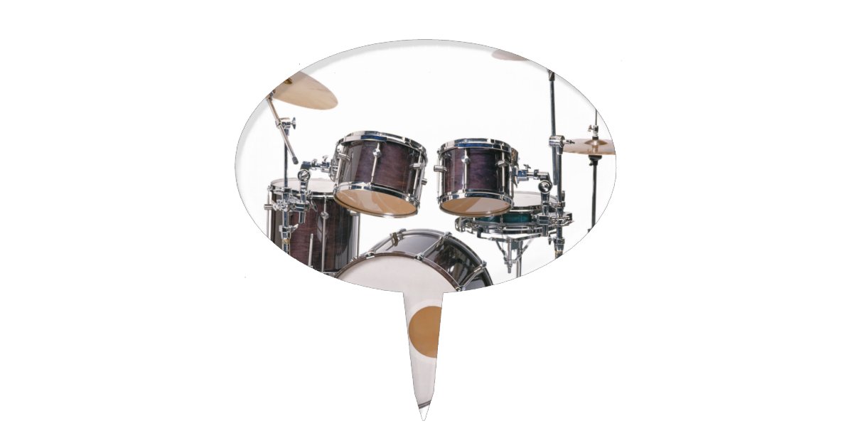Drums Tools Percussion Music Concert Cake Topper | Zazzle