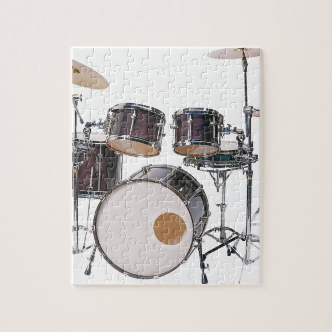 Drums Tools Percussion Music Concert Jigsaw Puzzle | Zazzle