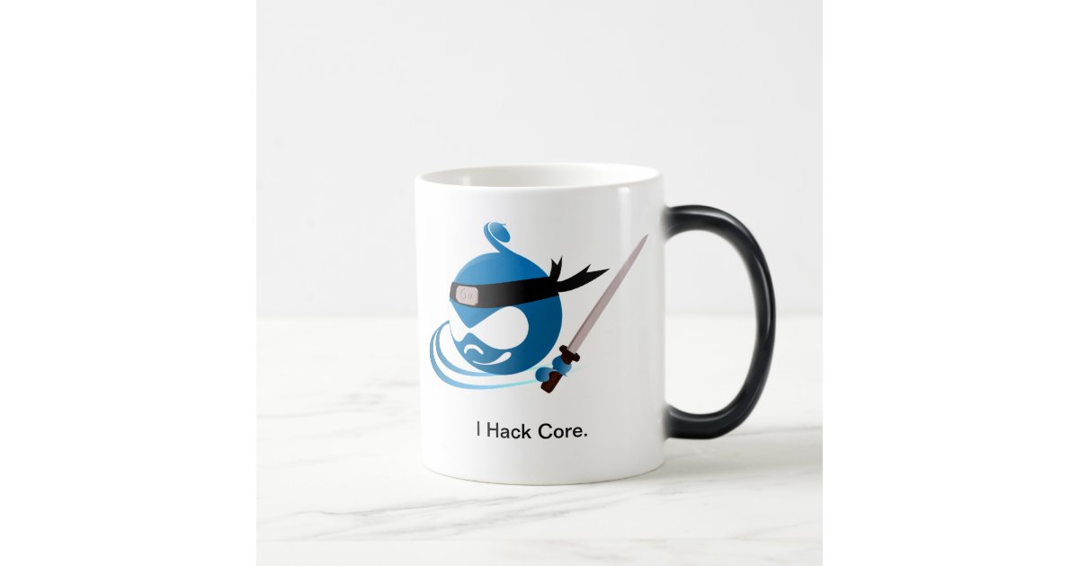 Drupal I Hack Core coffee mug | Zazzle