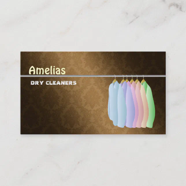 Dry Cleaner Business Cards | Zazzle