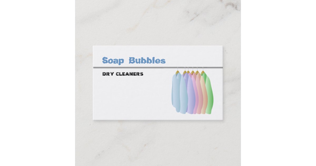 Dry Cleaners Business Cards | Zazzle