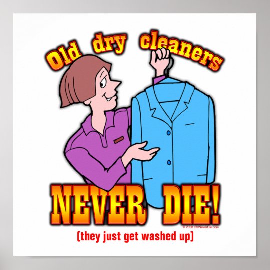 Dry Cleaners Poster | Zazzle.com