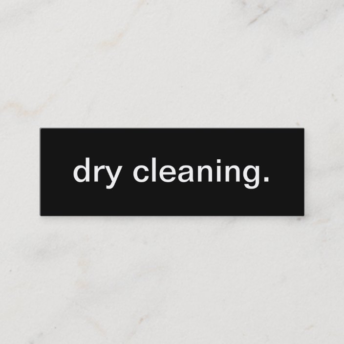 Dry Cleaning Business Card | Zazzle.com