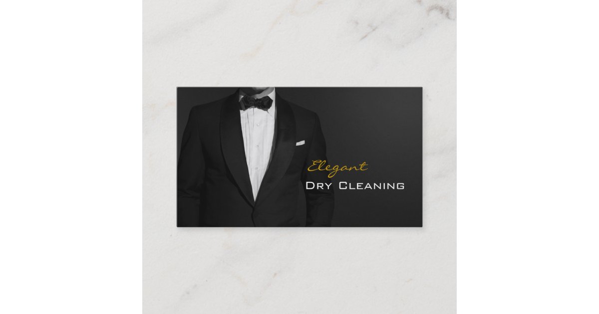 Dry cleaning business card | Zazzle