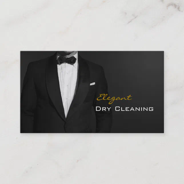 Dry cleaning business card | Zazzle