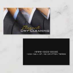 DRY CLEANING BUSINESS CARD | Zazzle