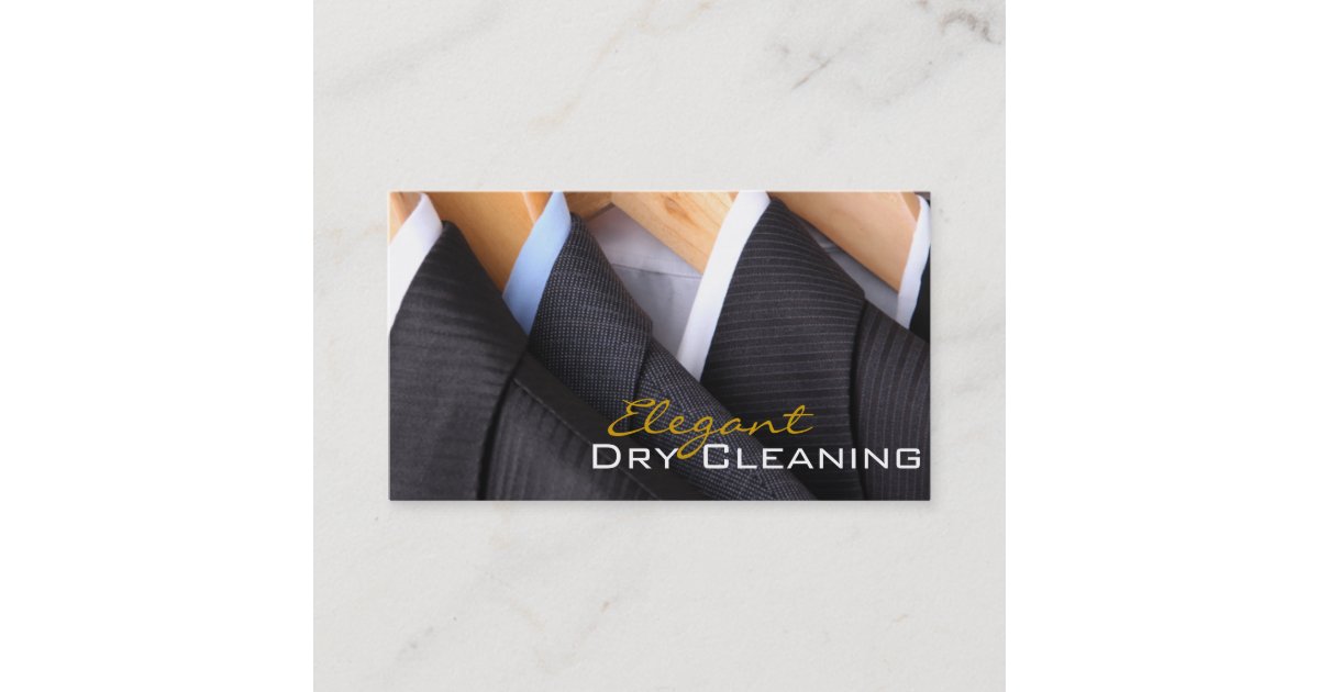 DRY CLEANING BUSINESS CARD | Zazzle