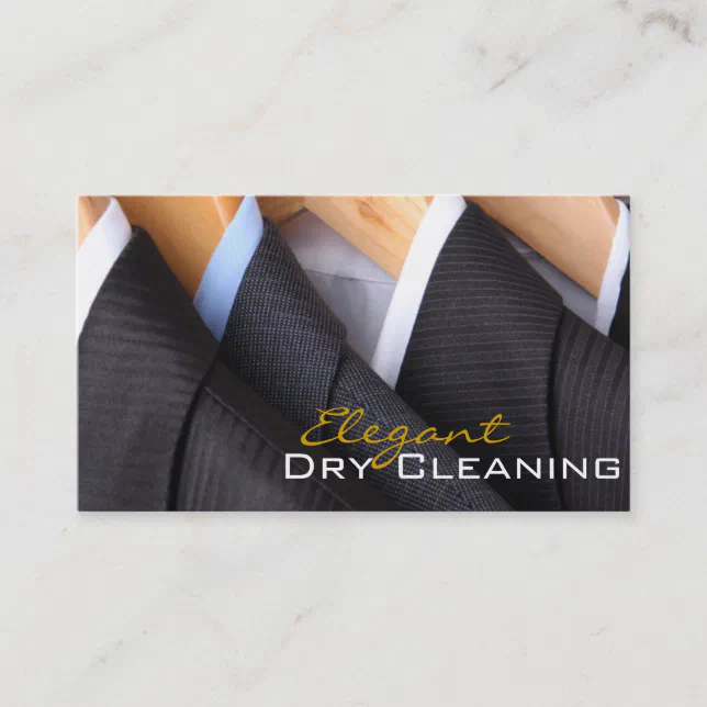 DRY CLEANING BUSINESS CARD | Zazzle