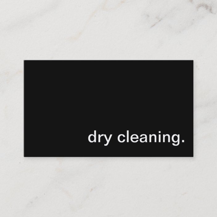 Dry Cleaning Business Card | Zazzle.com